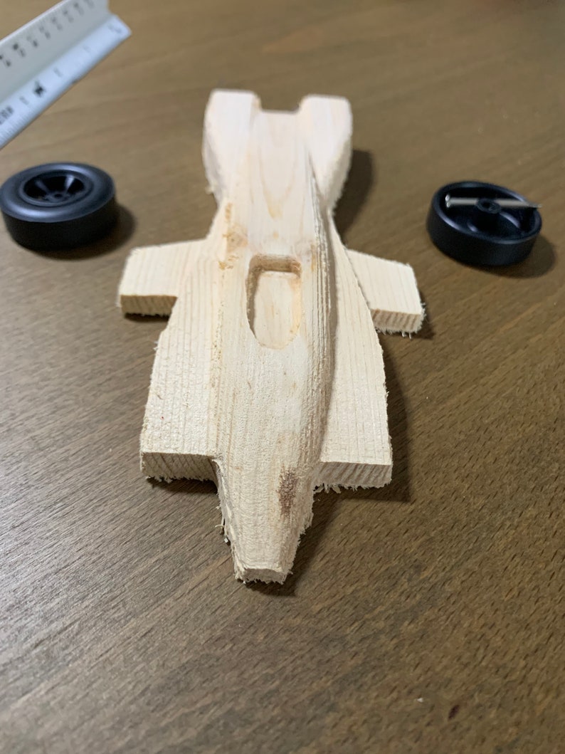 Pine Wood Derby CNC Custom Body--jet Racer - Etsy