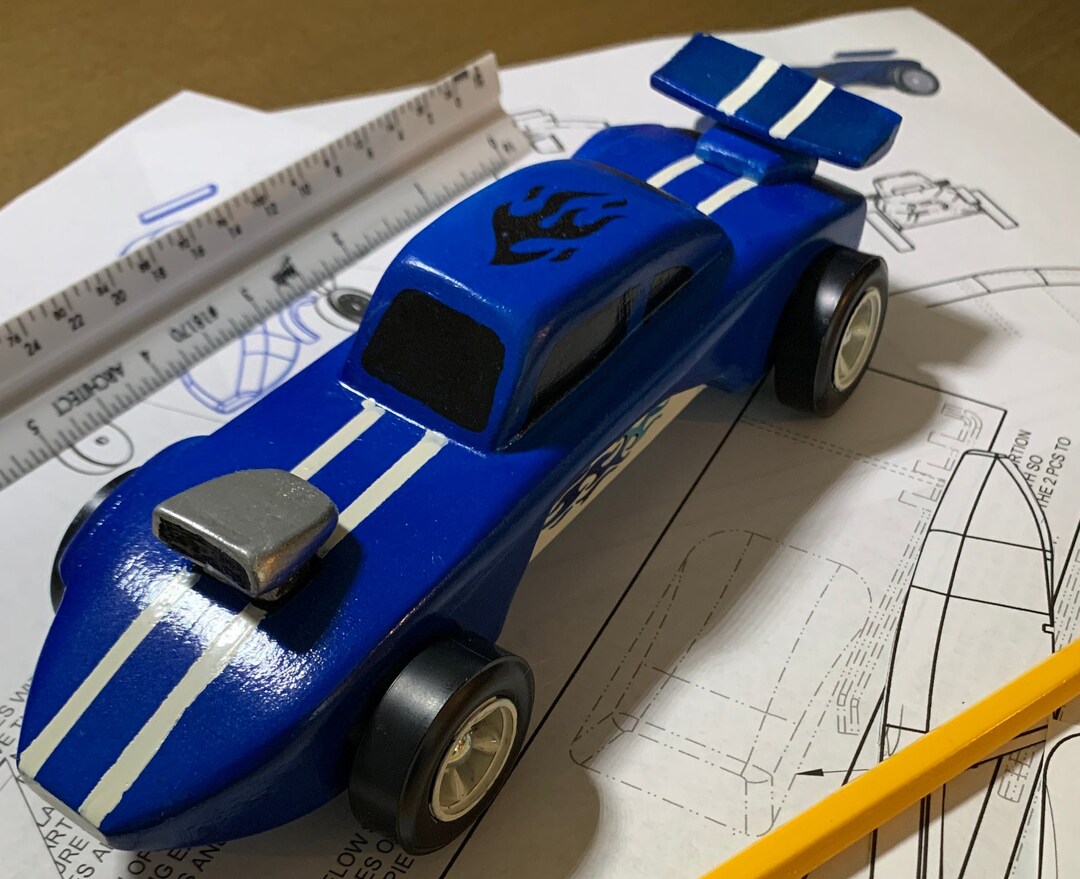 Pinewoodlab Digital Derby Design--racer - Etsy