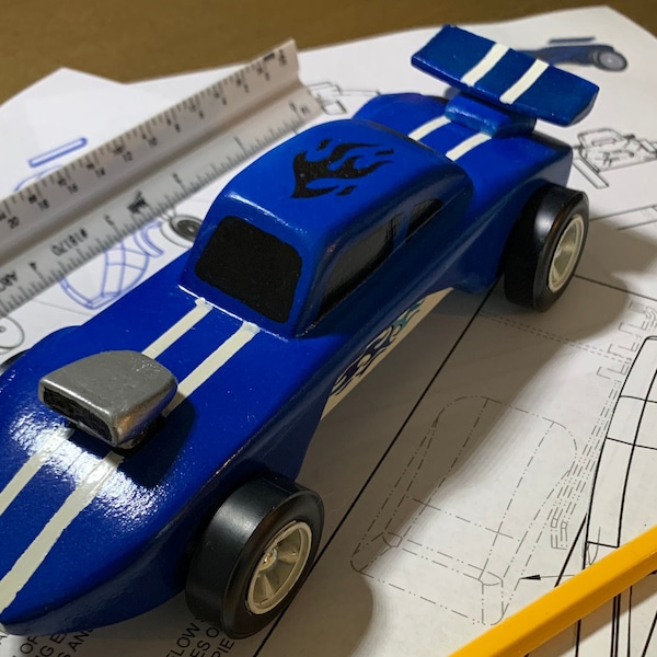 Pine Wood Derby Car Svg - Etsy