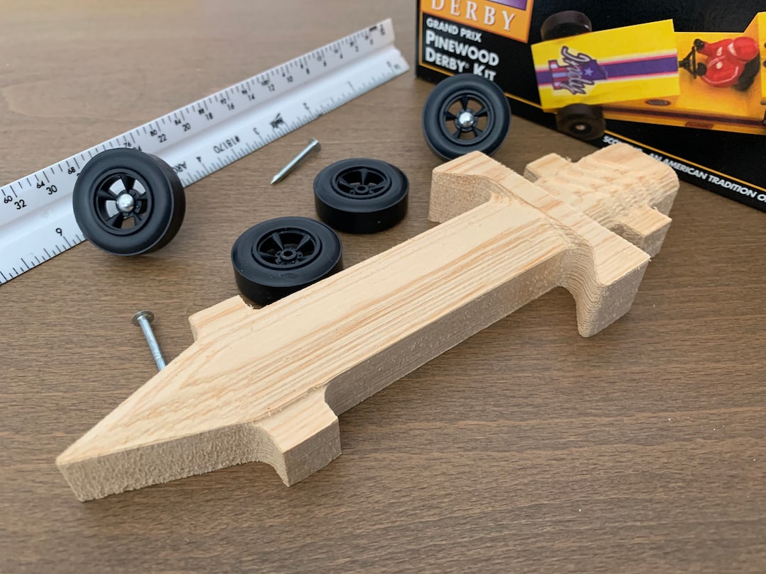 Pine Wood Derby CNC Custom Body--dagger - Etsy