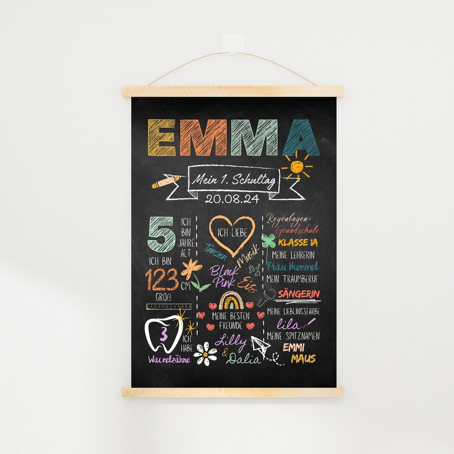 Milestone Board School Enrollment Name Poster School Enrollment Board ...