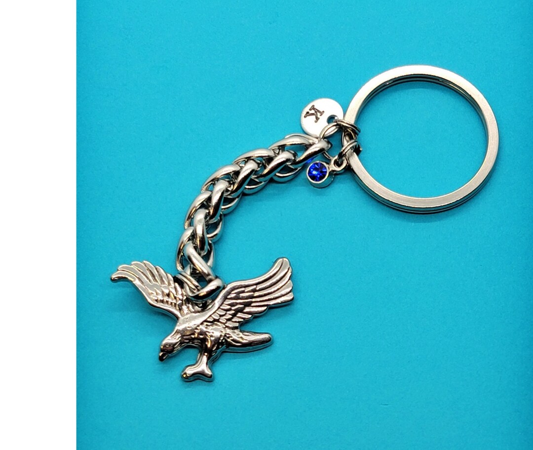 Eagle Key Chain, Stainless Steel Key Ringchaincharm, Flying Eagle Charm ...