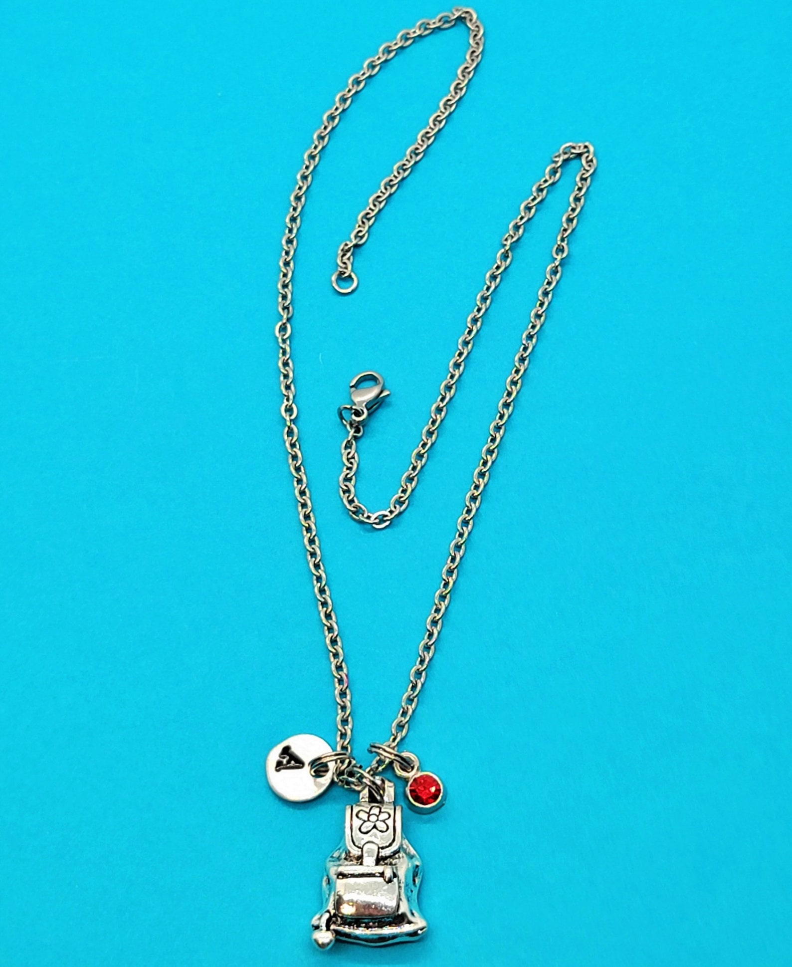Backpack Charm Necklace Backpack Charm Stainless Steel - Etsy Italia