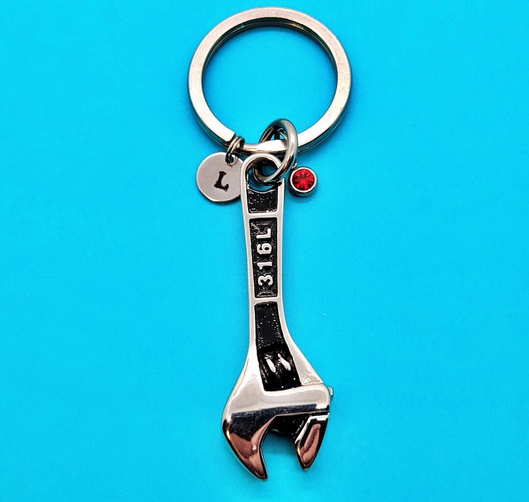 Wrench Charm Key Chain, Stainless Steel Key Ringcharm, Wrench Charm ...