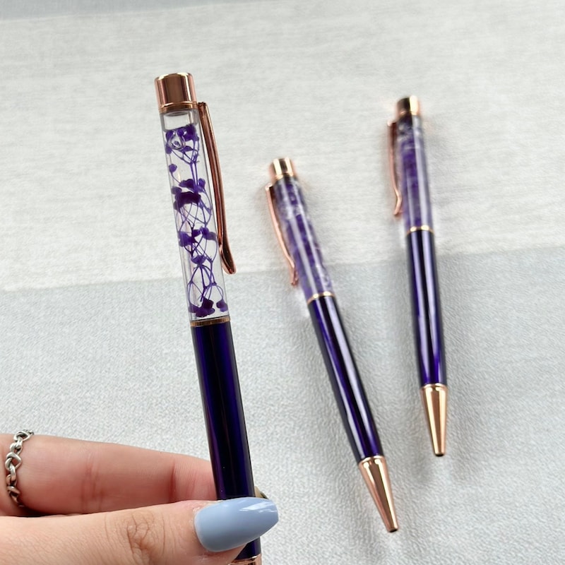 Purple Ink Pens - Etsy UK