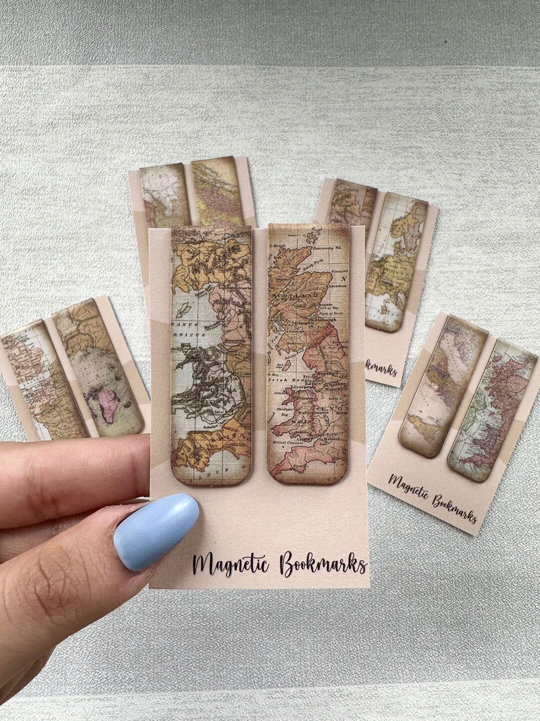 World Map Bookmarks, Travel Bookmark, Book Accessories, World Map ...