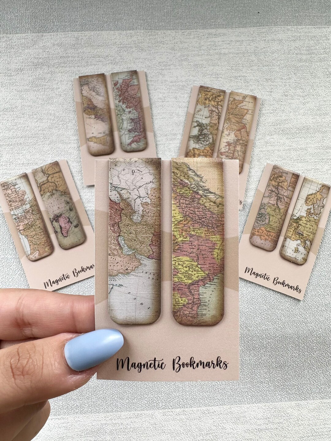 World Map Bookmarks, Travel Bookmark, Book Accessories, World Map ...