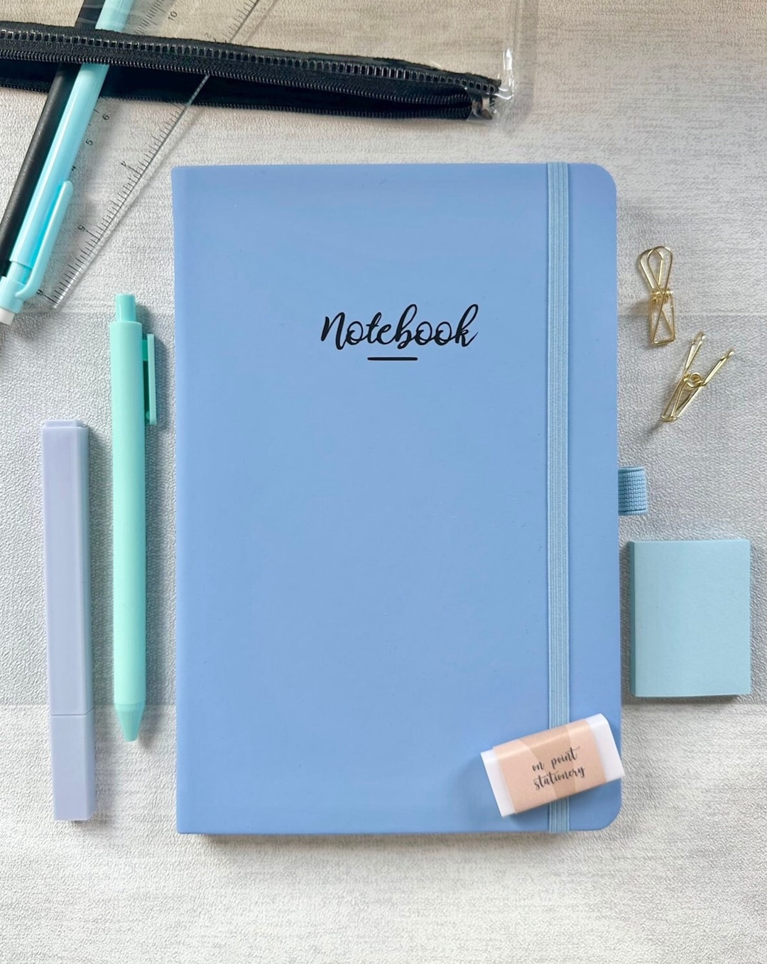 Notebook and Pencil Case Set Personalised Notebook Personal - Etsy