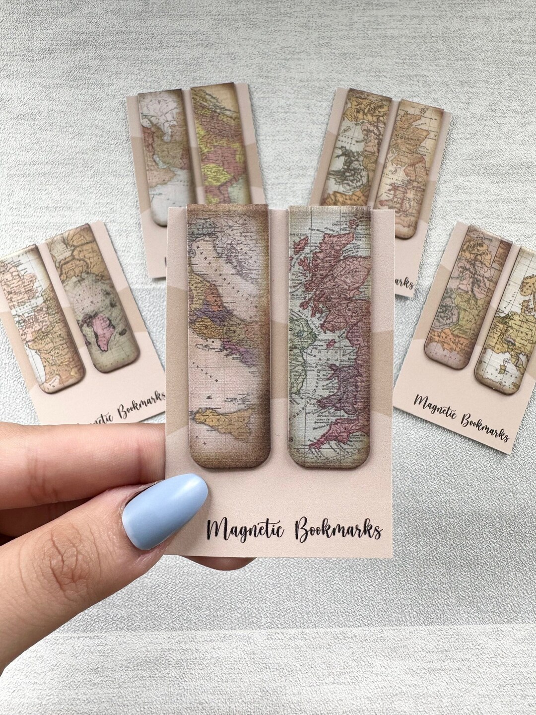 World Map Bookmarks, Travel Bookmark, Book Accessories, World Map ...