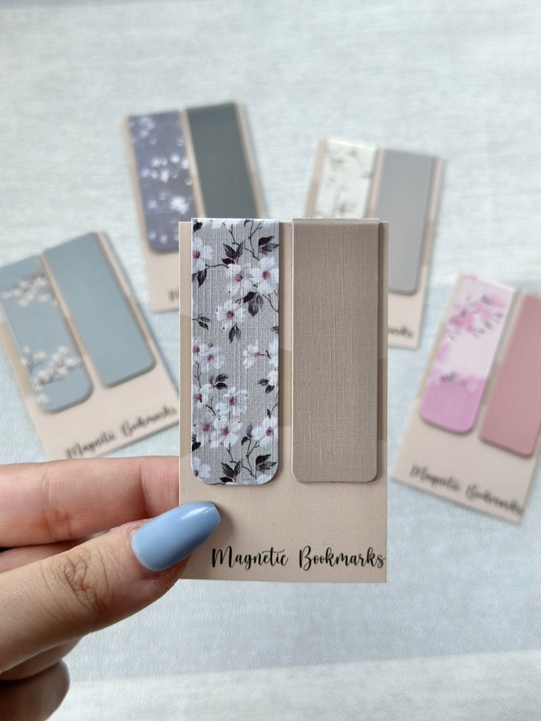 Floral Magnetic Bookmark, Bookmark Set, Cute Bookmarks, Reading ...