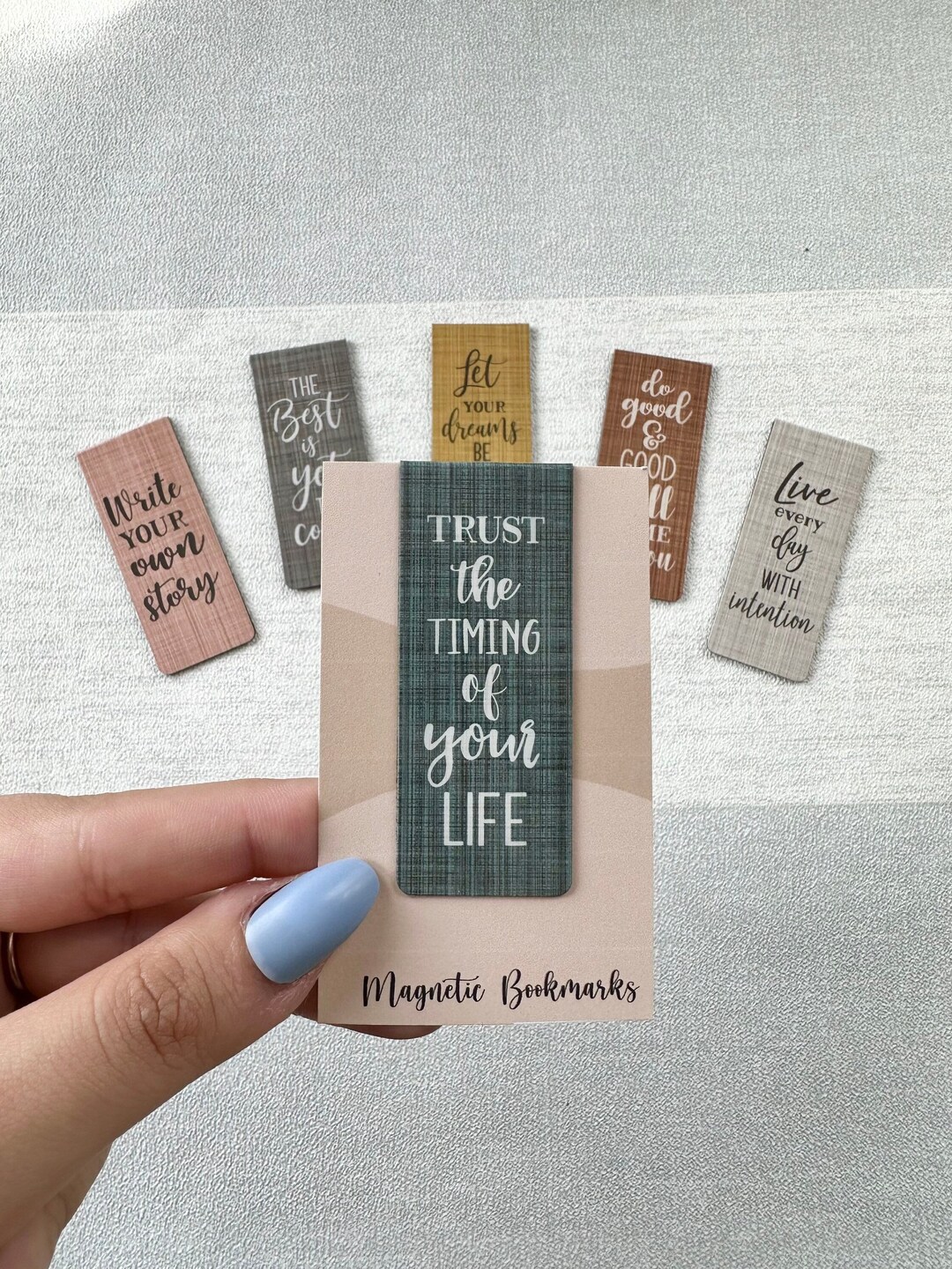 Motivational Magnetic Bookmarks, Motivational Quotes, Journalling ...