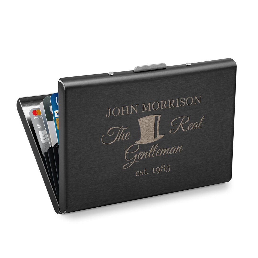 Maverton Customised Card Holder for Men - Credit Card Case ...