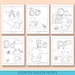 Alphabet Coloring Book, Printable ABC, Kids Activity Book, Coloring ...