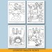 Personalized ABC Coloring Book, Kids Activity Book, Animal Coloring ...