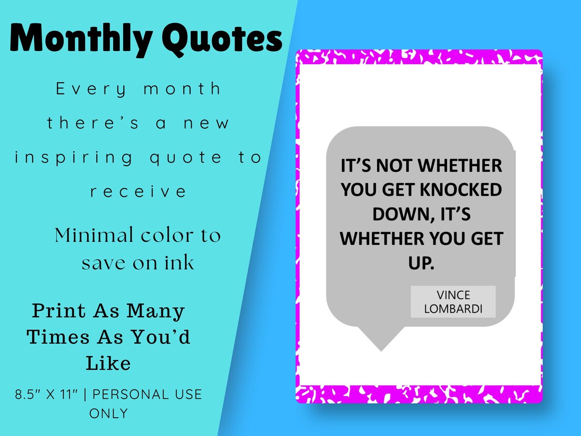 Student Planner Printable, Student Organizer, Back to School 2024-2025 ...