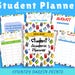 Student Printable Planner, 20242025 School Planner, Assignment Tracker ...
