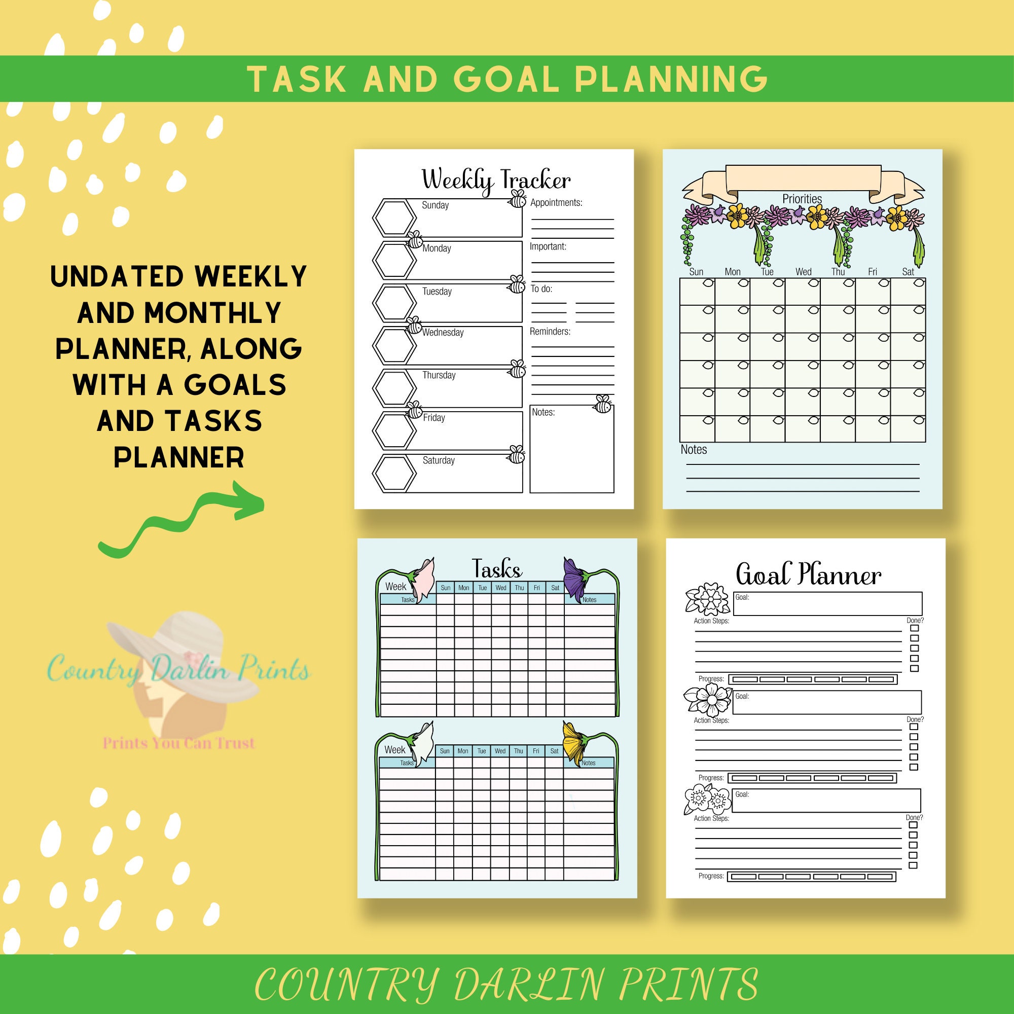 Special* Combined Homestead Planner- Black and White AND Colored ...
