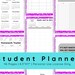 Student Planner Printable, Student Organizer, Back to School 2024-2025 ...
