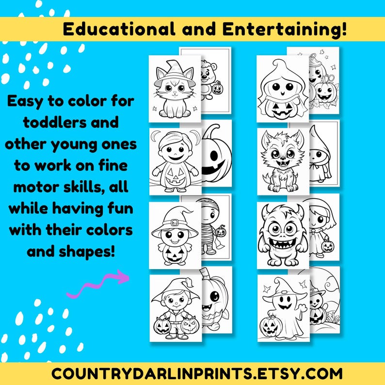 Halloween Preschool Printables; Homeschool Activities; Fall Coloring ...
