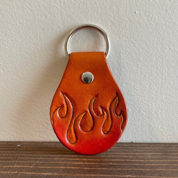 Old School Leather Key - Etsy