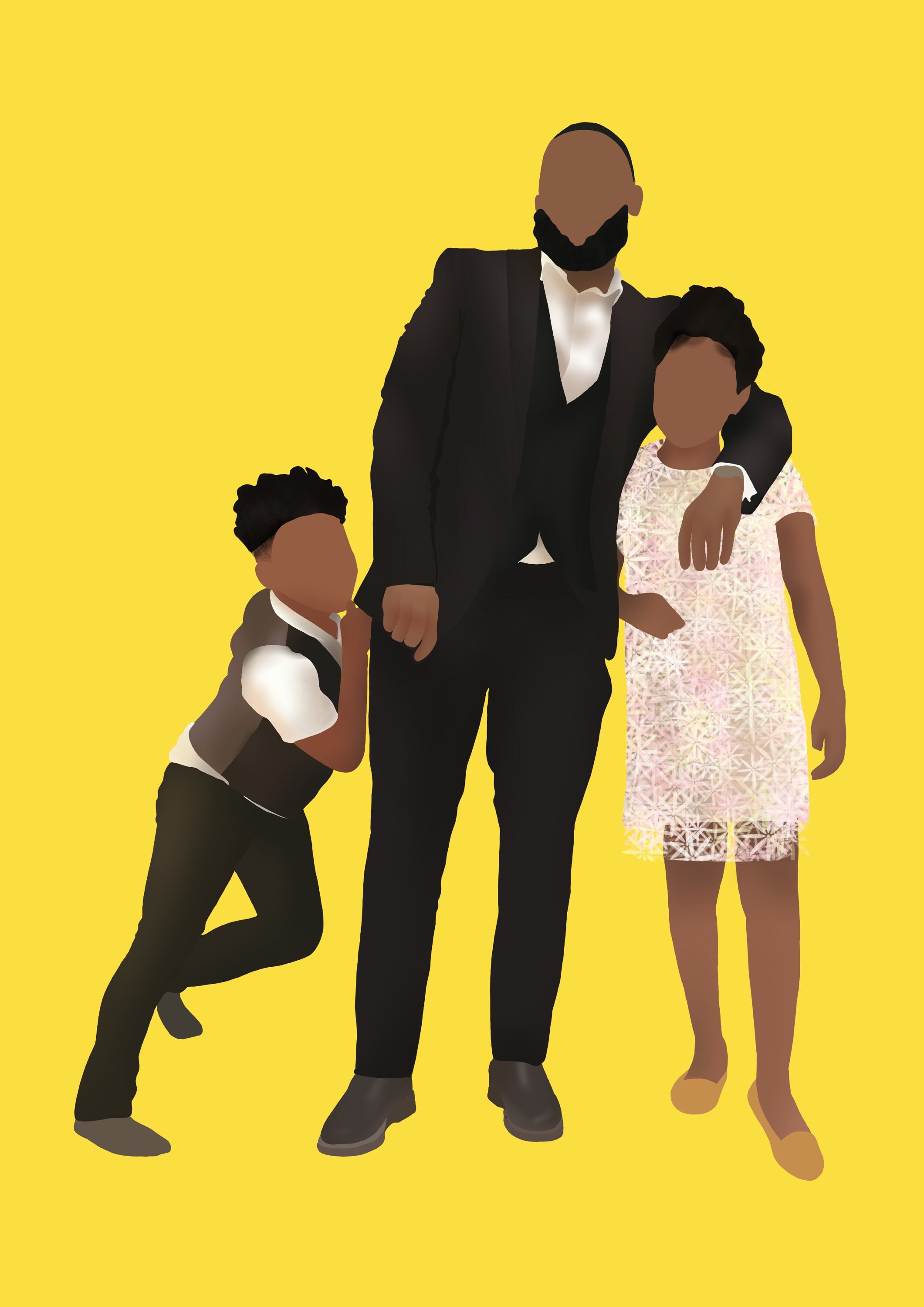 Faceless Portrait| Custom Illustration| Photo Illustration ...