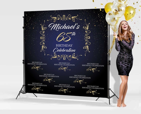 Custom Step and Repeat Banner Step Repeat Birthday Party Photo | Etsy