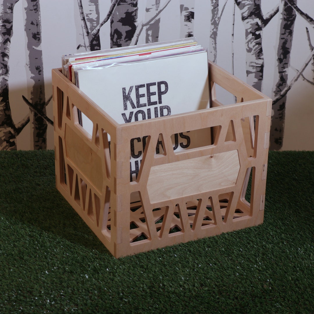Vinyl Record Storage Box Milk Crate for 12 Lps - Etsy