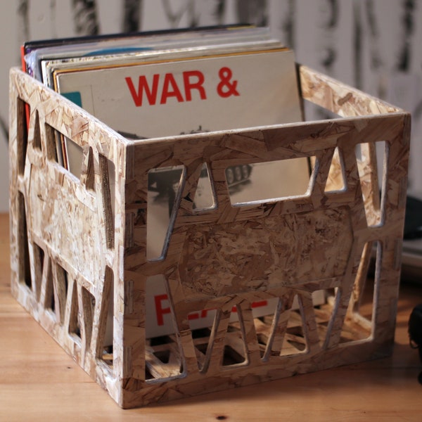 Record Crate - Etsy