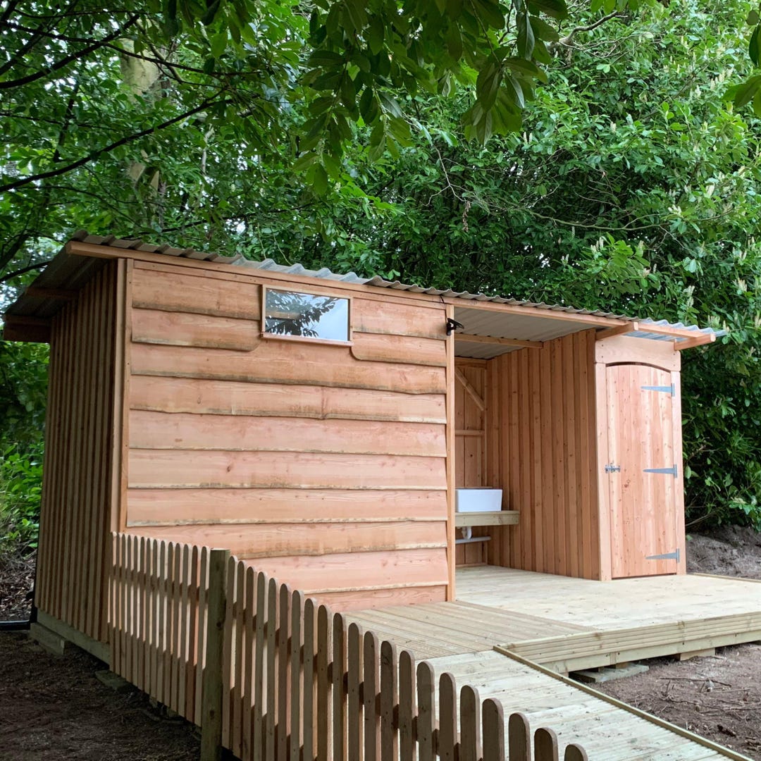 Disabled Access Composting Toilet Block - Two Compost Toilet Cubicles ...