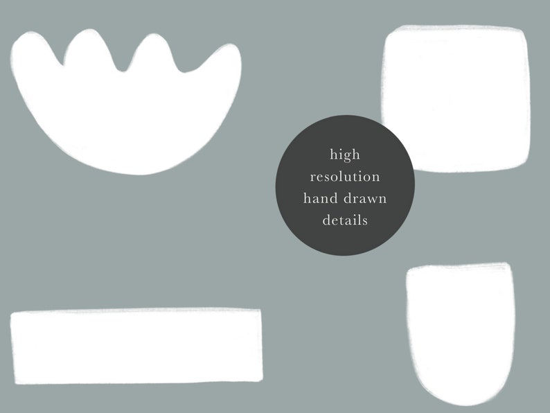 Modern Shape Printable Wall Art | Digital Instant Download Minimal ...