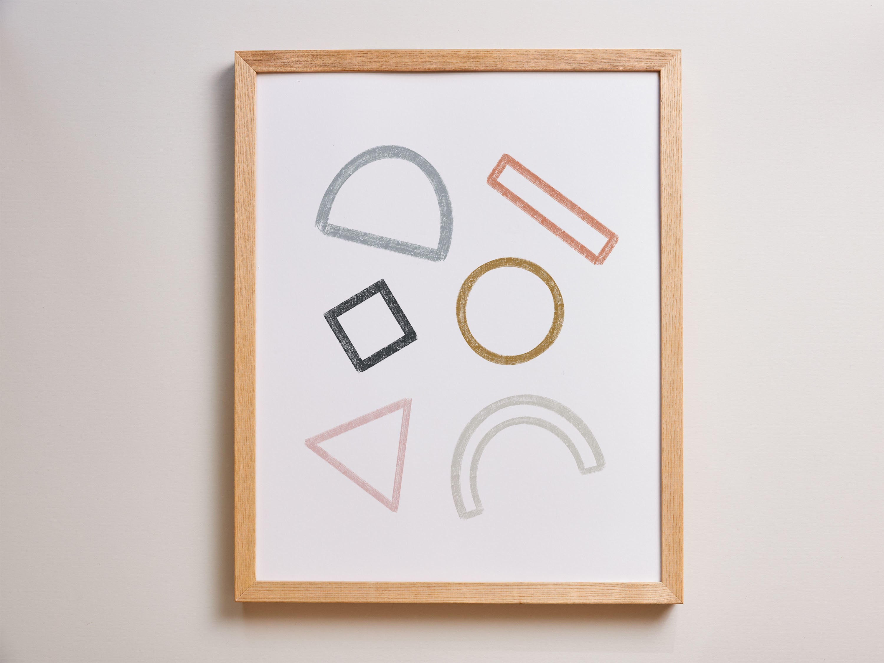 Geometric Shape Print Digital Instant Download Minimal - Etsy