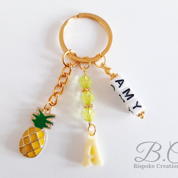 Pineapple Keyring - Etsy