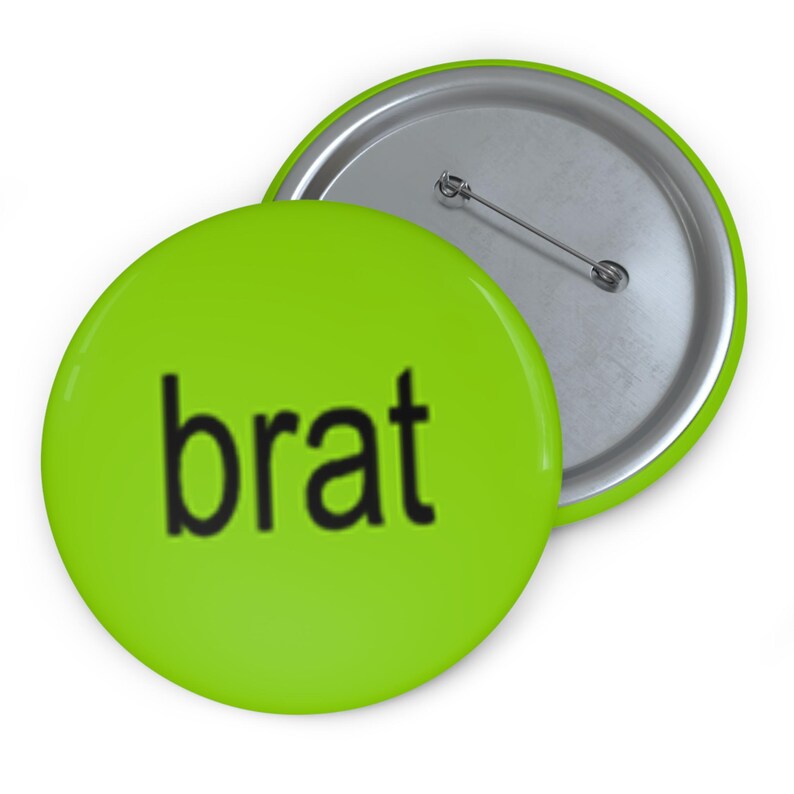 Brat Pin, Charli XCX Button, Gay Allegiance Pin - Etsy