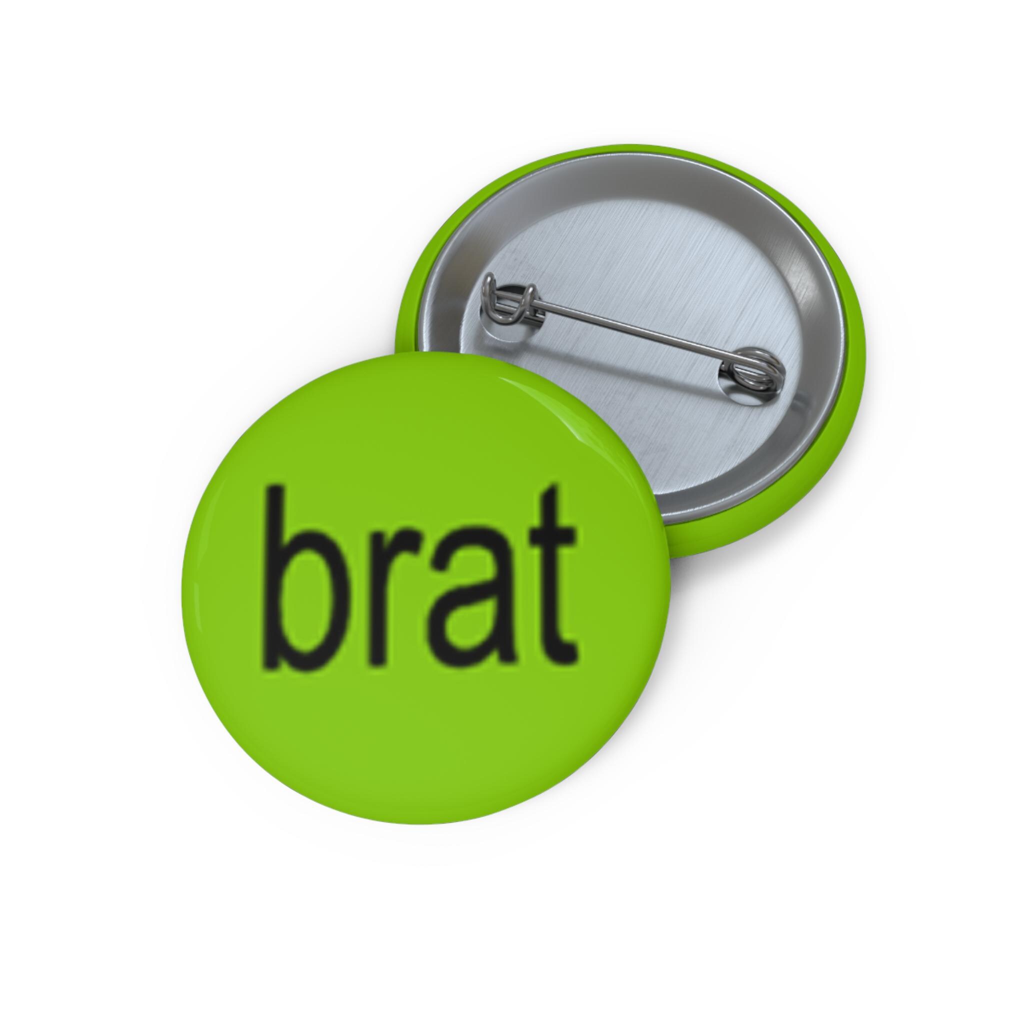 Brat Pin, Charli XCX Button, Gay Allegiance Pin - Etsy