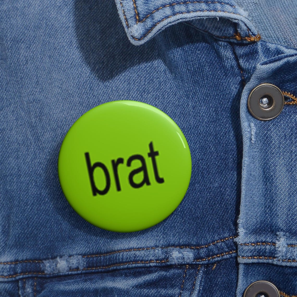 Brat Pin, Charli XCX Button, Gay Allegiance Pin - Etsy