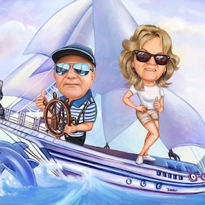 Custom Captain Caricature| Hand-drawn Caricature| Caricature From Photo ...