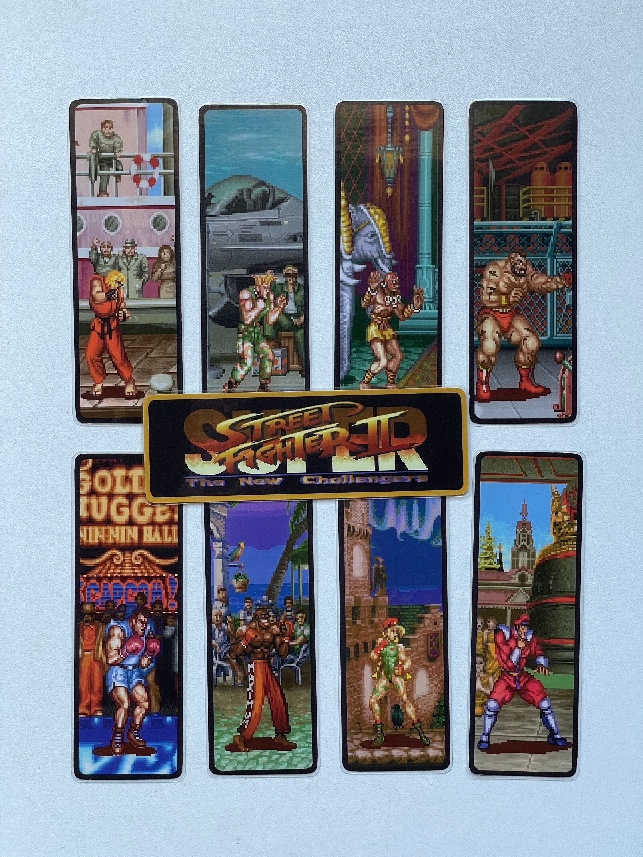 Street Fighter 2 Bookmarks Street Fighter II Bookmarks Super Nintendo ...