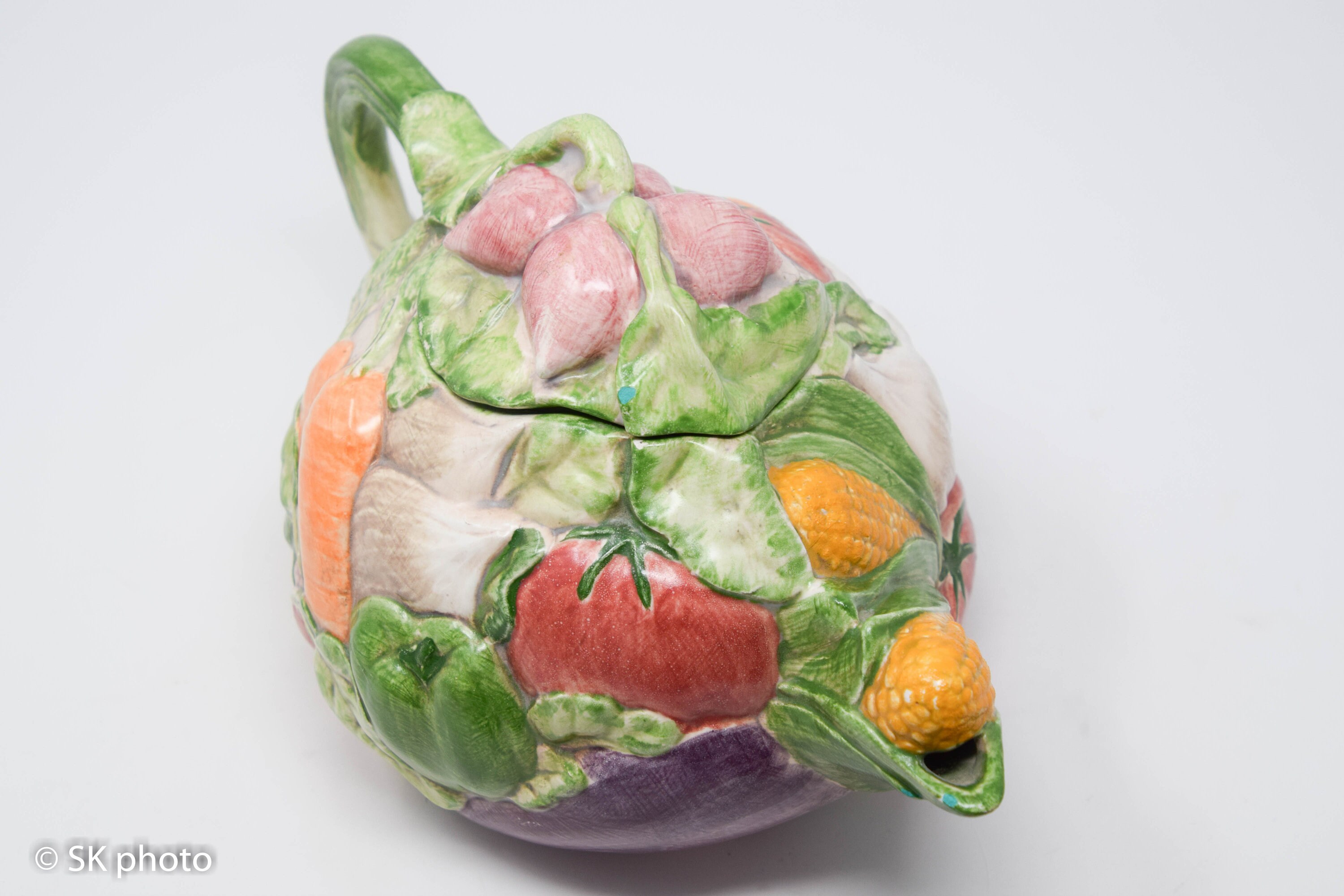 Handmade Vintage Ceramic Cornucopia Decorative Holiday Teapot - Etsy