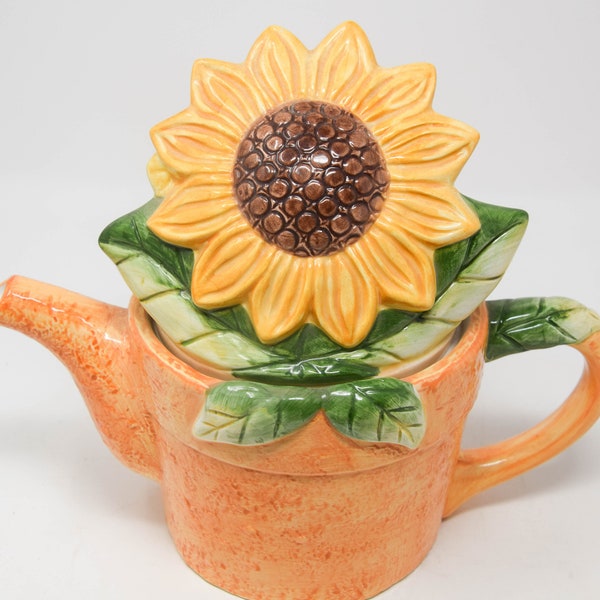 Sunflower Teapot - Etsy