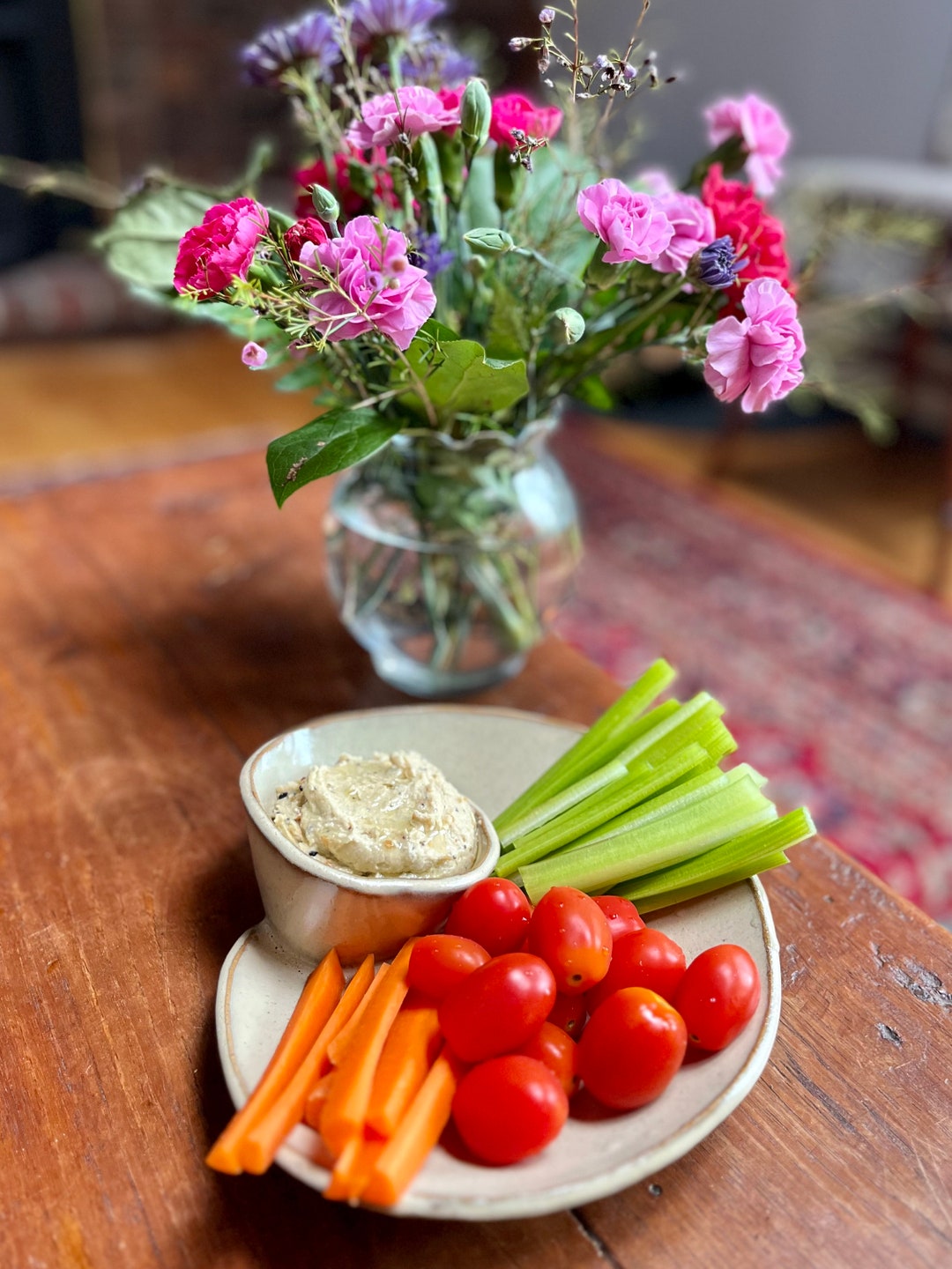 Seashell Snack Bowls Chip and Dip Bowls Veggie and Dip Bowls Hummus and ...