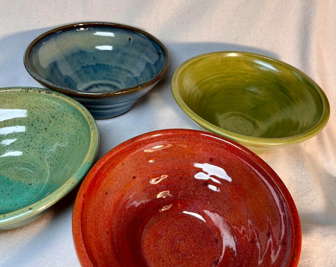 Set of 4 Handmade Bowls - Handmade and Hand Painted Ceramic Bowls ...