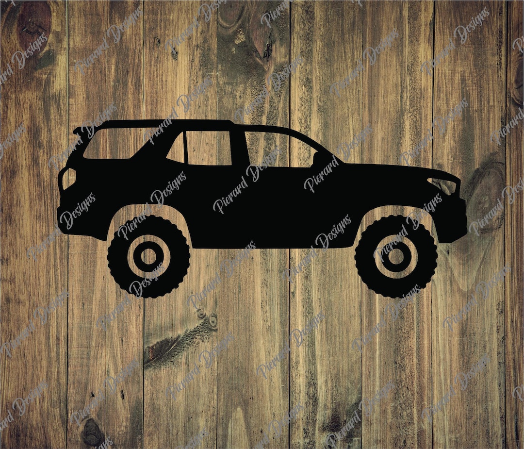 6th Gen Toyota 4runner Silhouette Decal – Classic SUV Off-road Vinyl ...