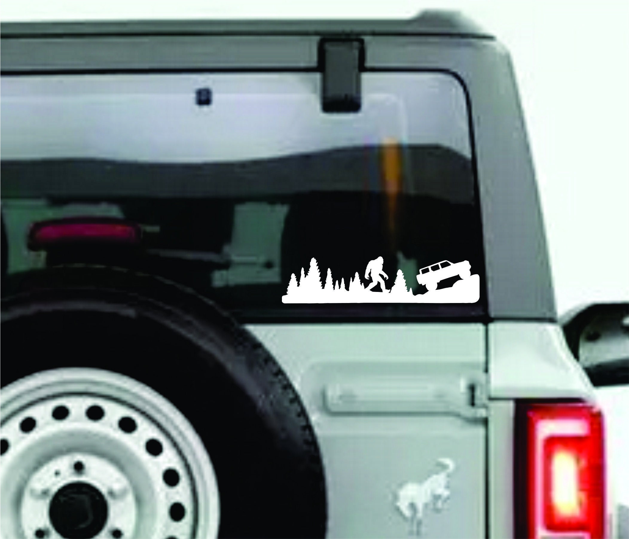 Bigfoot Sasquatch 6th Gen Ford Bronco Vinyl Decal - Etsy
