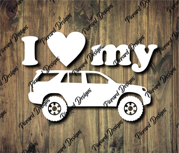 4th Gen Toyota 4runner I Love My 4runner I Heart My 4runner - Etsy