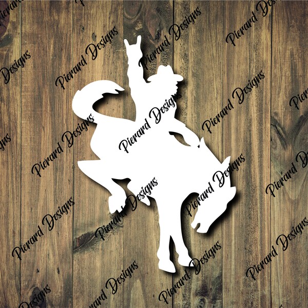 Sasquatch Riding a Bronco Sticker - Etsy