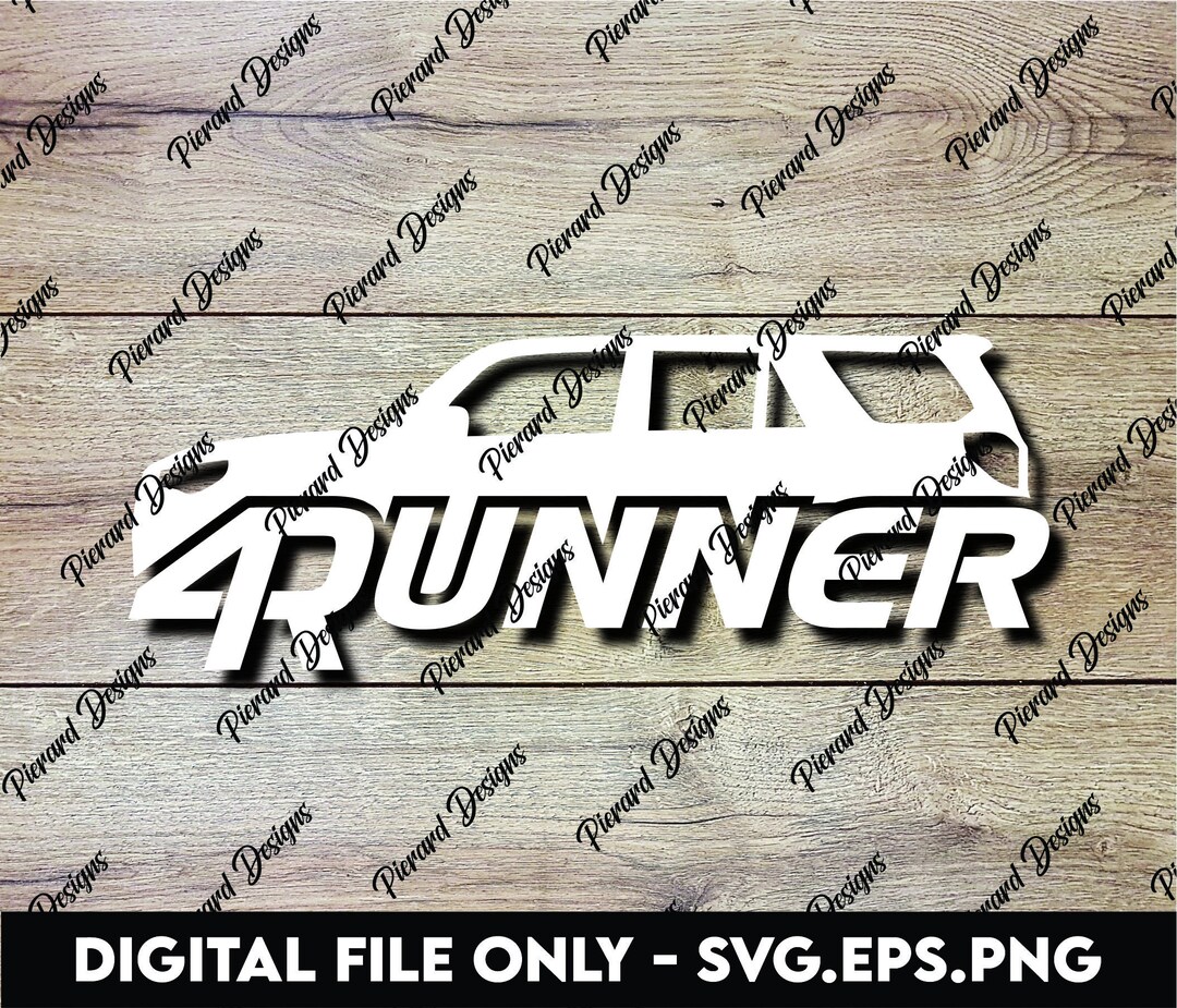 Make a Statement With Our 5th Gen Toyota 4runner Silhouette - SVG, PNG ...