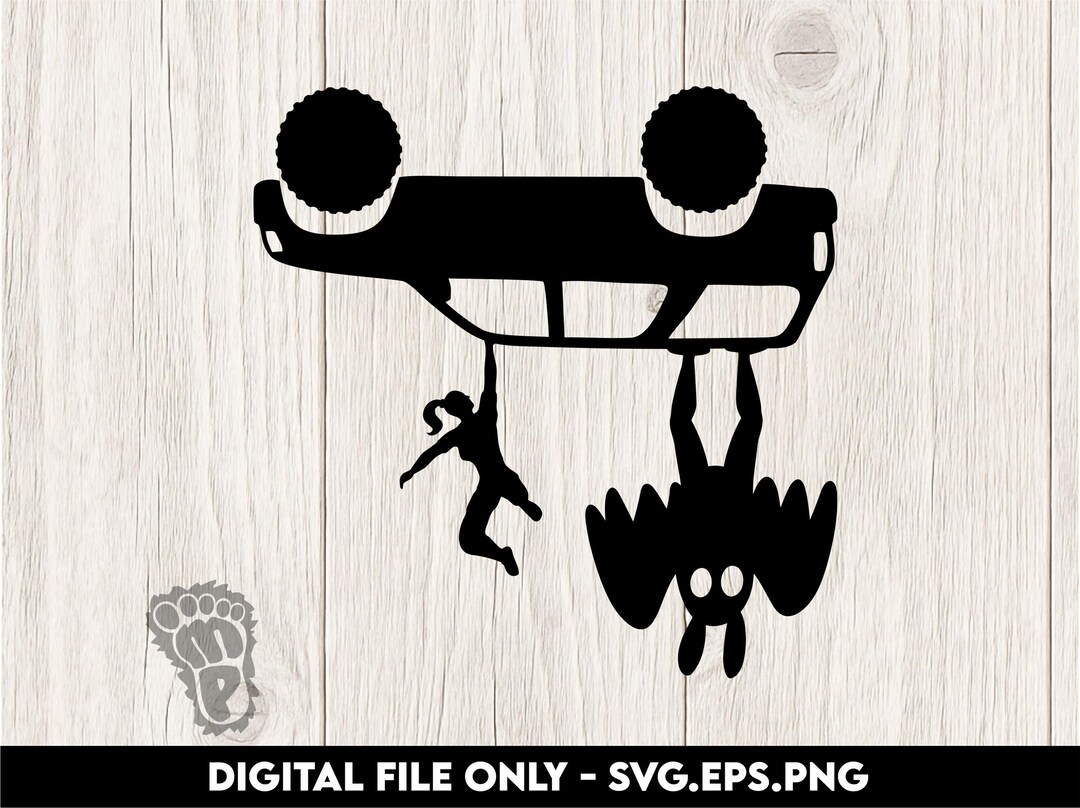 Mothman & Female Hanging From 3rd Gen 4runner Cryptid Windshield Easter ...