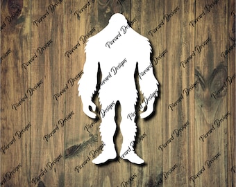 Bigfoot Sasquatch Silhouette Vinyl Decal - Etsy