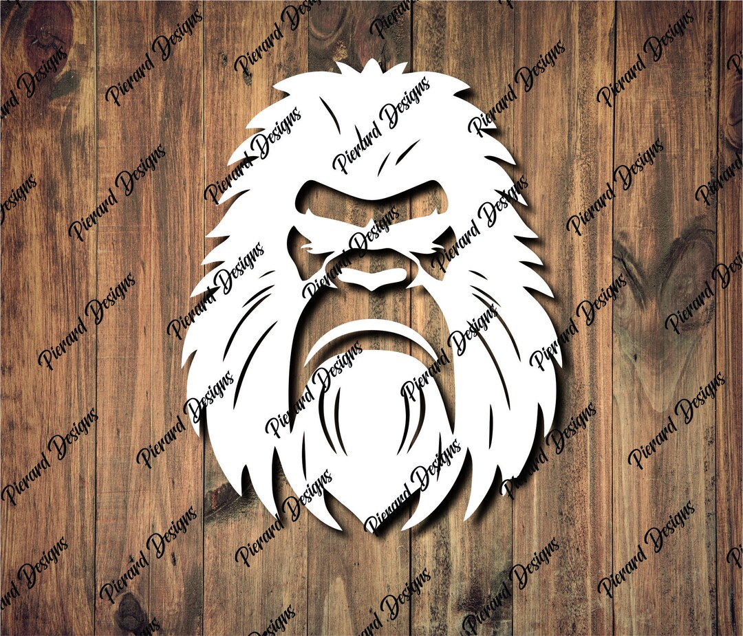 Make Your Ride More Fun With a Bigfoot Sasquatch Face Vinyl Decal - Etsy