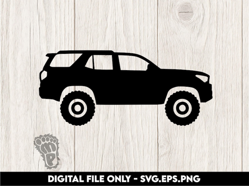 Toyota 4runner 6th Gen - SVG, PNG, EPS Digital Files - Etsy